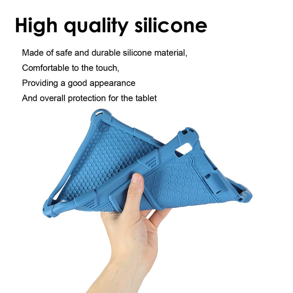 Case for VASTKING KingPad K10 / Z10 10 inch Tablet Case, MARVUE Pad M10 10.1 inch/Vastking KingPad K10 Pro Tablet Soft Silicone Stand Cover Case with Shoulder Strap(Purple Rose)