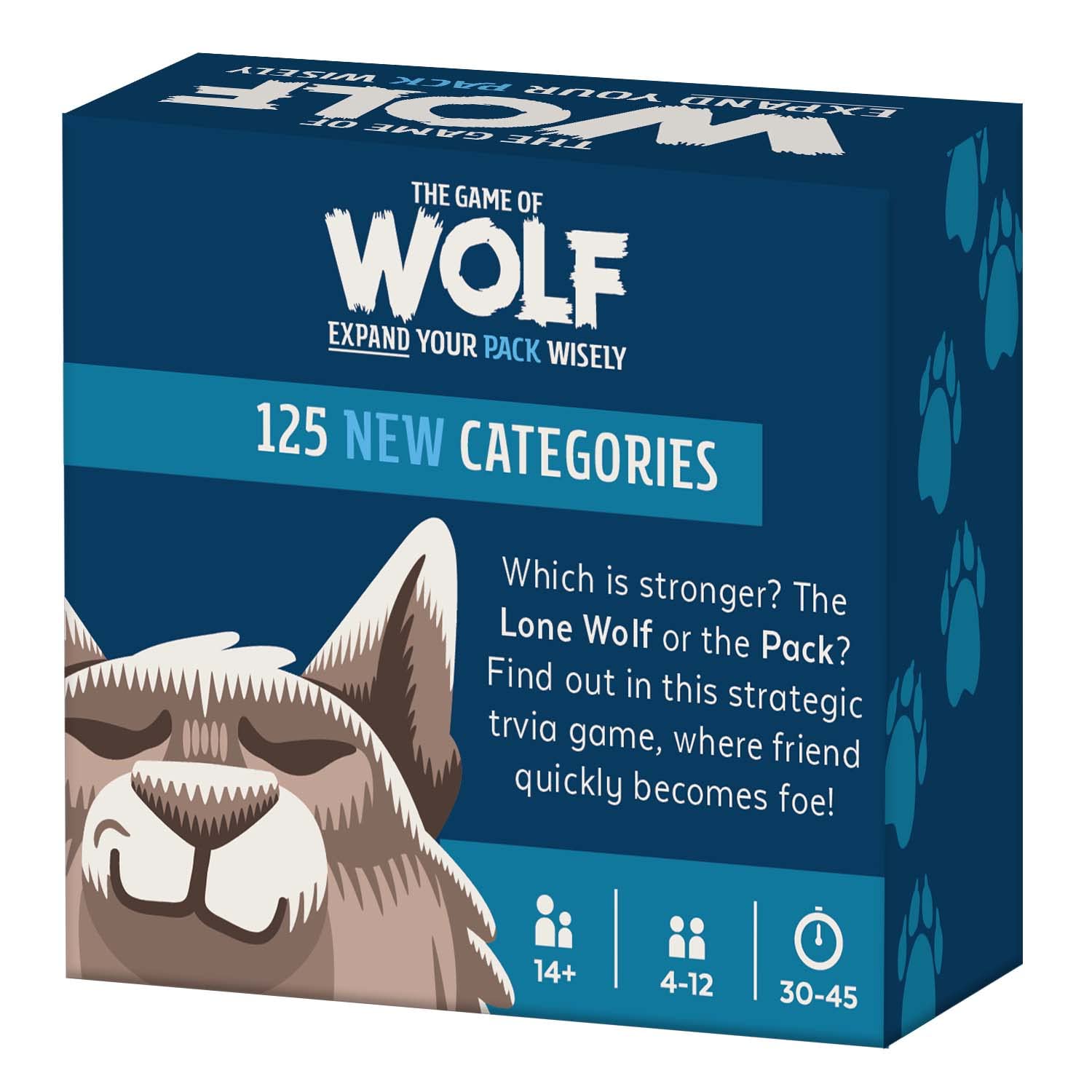 The Game of Wolf a Trivia Game for Friends, Families and Teens - Expansion Pack - with 125 New Categories, by Gray Matters Games