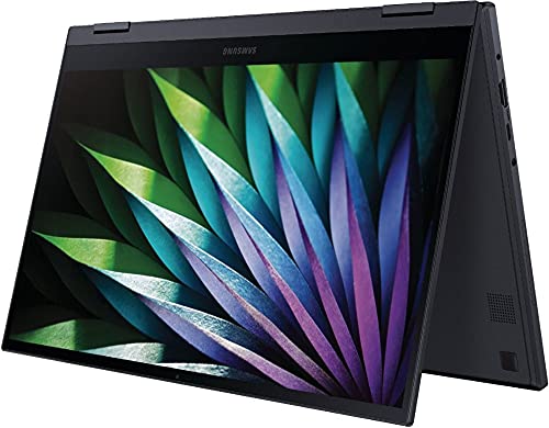 SAMSUNG Galaxy Book Flex2 Alpha 2-in-1 13 Laptop 13.3" FHD QLED 400nits Touchscreen 11th Gen Intel Quad-Core i7-1165G7 16GB RAM 512GB SSD Iris Xe Graphics Fingerprint Backlit Dolby USB-C Win11Pro