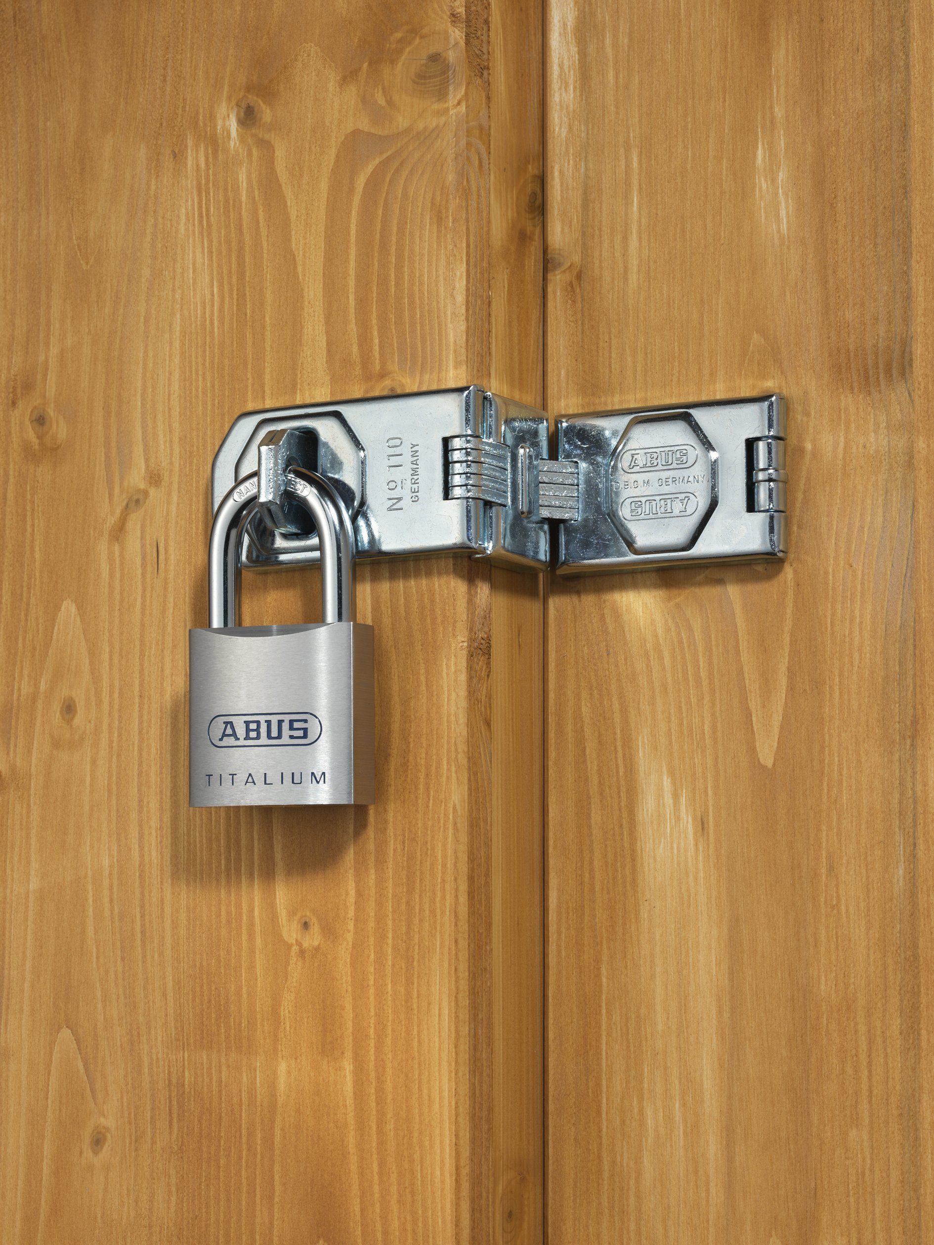 ABUS 80TI/40 Titalium™ Aluminum Alloy Padlock Keyed Different- Long Nano Protect Steel Shackle (1-1/2")