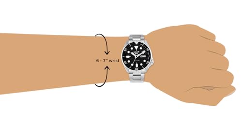 Seiko Men's Analogue Automatic Watch with Stainless Steel Strap SRPD55K1