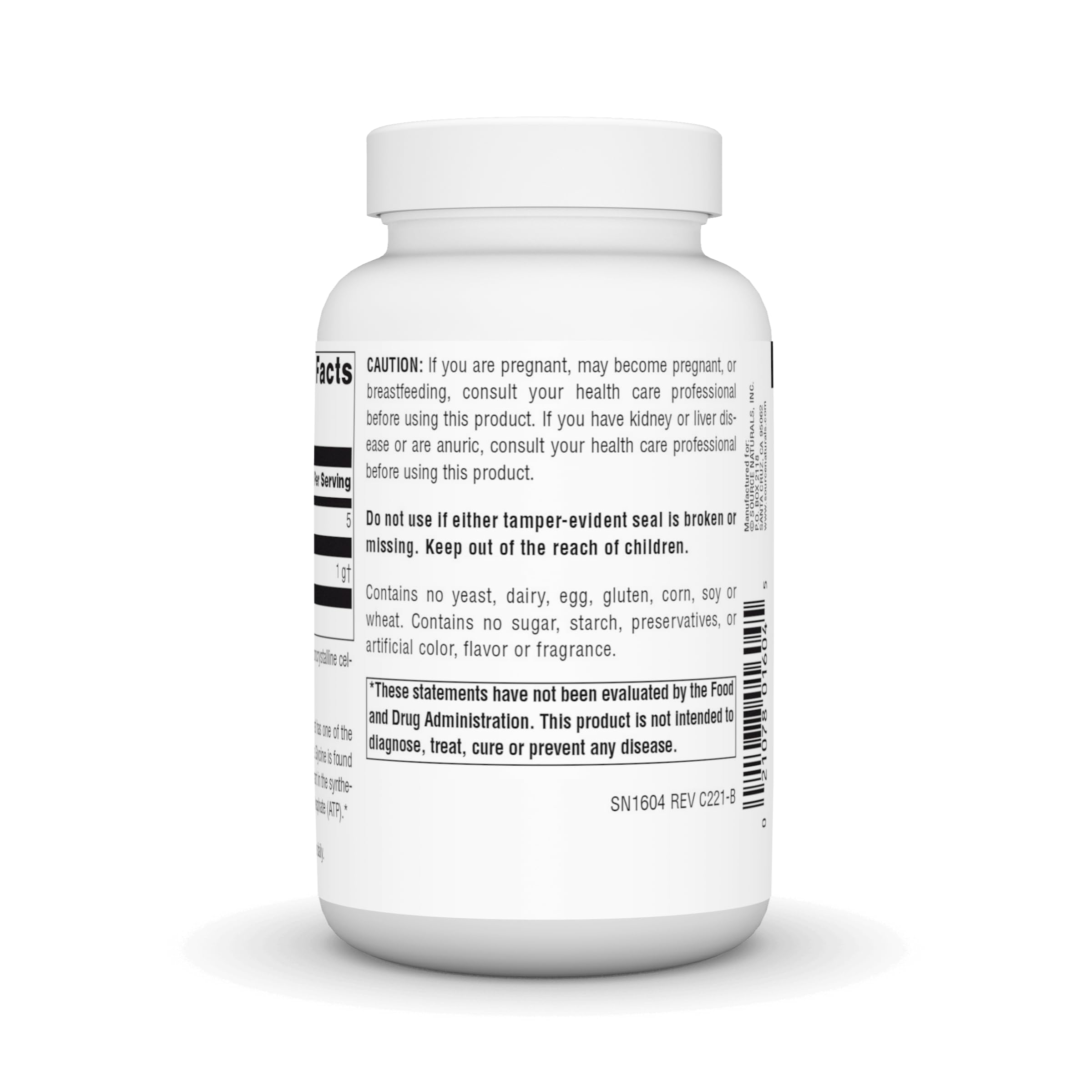 Source Naturals Glycine 500 mg Amino Acid Dietary Supplement - 100 Capsules