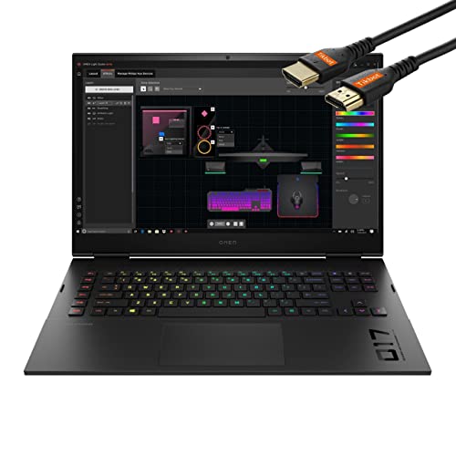 HP OMEN 17.3" Gaming Laptop - 12th Gen Intel Core i7-12700H - GeForce RTX 3070 Ti(TGP: 150W) – 2K (2560 x 1440) 165Hz – w/HDMI (16GB DDR5 | 1TB PCIe SSD)