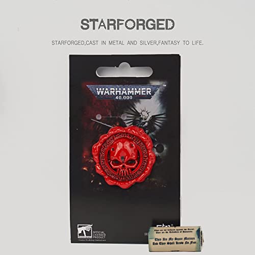 Starforged Purity Seals Adepta Sororitas Grey Knights Ultramarines Brooch Pendant Warhammer 40K-Astartes Skull