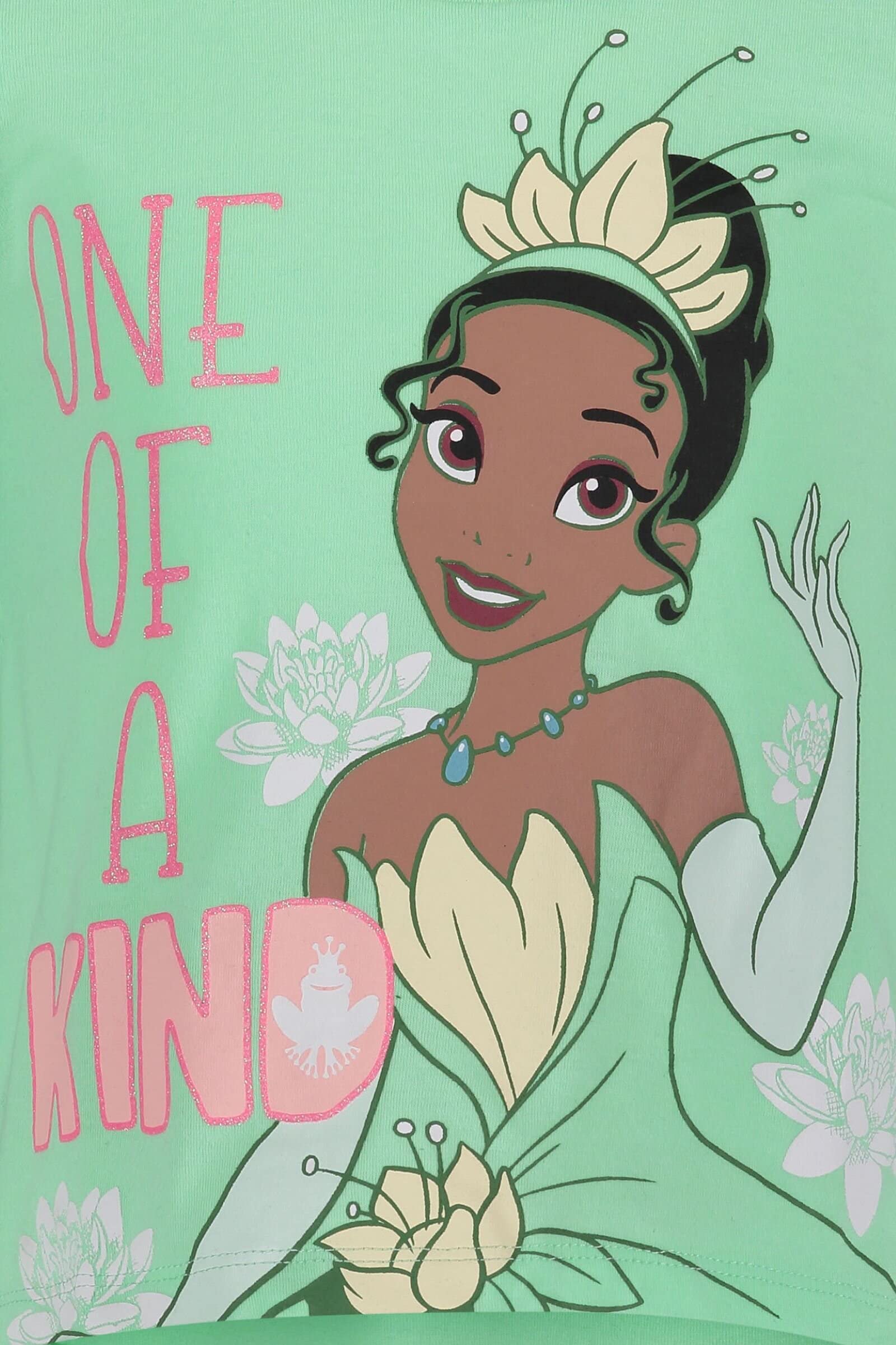 Princess Mulan Tiana Rapunzel Moana Big Girls 4 Pack T-Shirts 14-16