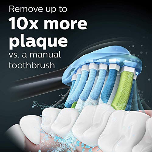 Philips Sonicare ExpertClean 7700 Rechargeable Electric Toothbrush with Bluetooth & UV Sanitizer, HX9630/18, Gold