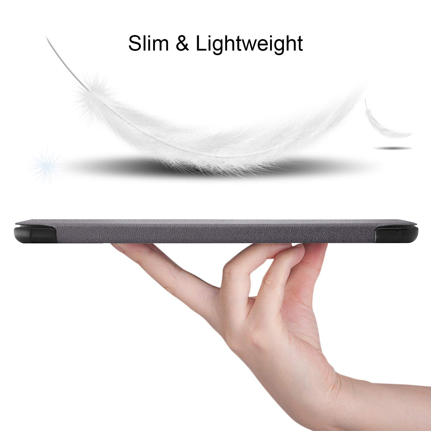 Gylint for LG G Pad 5 10.1 Case, Smart Case Trifold Stand Slim Lightweight Case Cover for LG G Pad 5 10.1 Inches Tablet 2019 Release, Model:LM-T600L, T600L Moon Cat