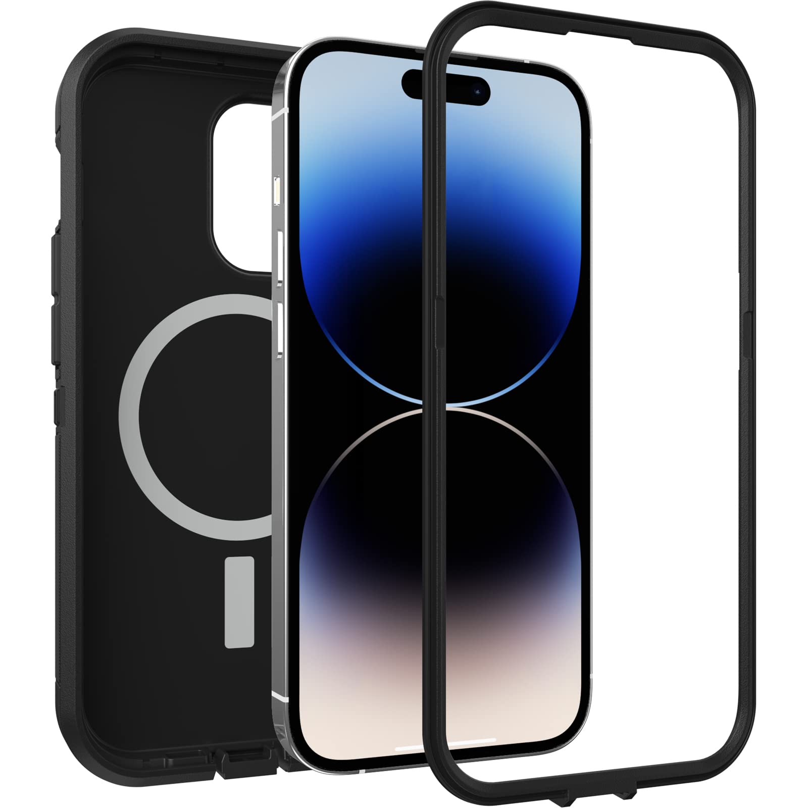 OtterBox Defender XT Case for iPhone 14 Pro with MagSafe, Shockproof, Drop Proof, Ultra-Rugged, Protective Case, 5X Tested to Military Standard, Black - Non-Retail Packaging