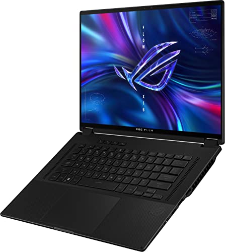ASUS ROG Flow X16 GV601 Gaming & Entertainment Laptop (AMD Ryzen 9 6900HS 8-Core, 16GB DDR5 4800MHz RAM, 2x1TB PCIe SSD RAID 1 (1TB), Win 11 Pro) with MS 365 Personal , Hub