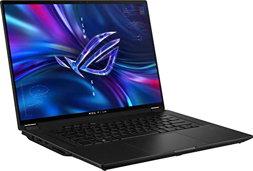 ASUS ROG Flow X16 GV601 Gaming & Entertainment Laptop (AMD Ryzen 9 6900HS 8-Core, 16GB DDR5 4800MHz RAM, 2x1TB PCIe SSD RAID 1 (1TB), Win 11 Pro) with MS 365 Personal , Hub