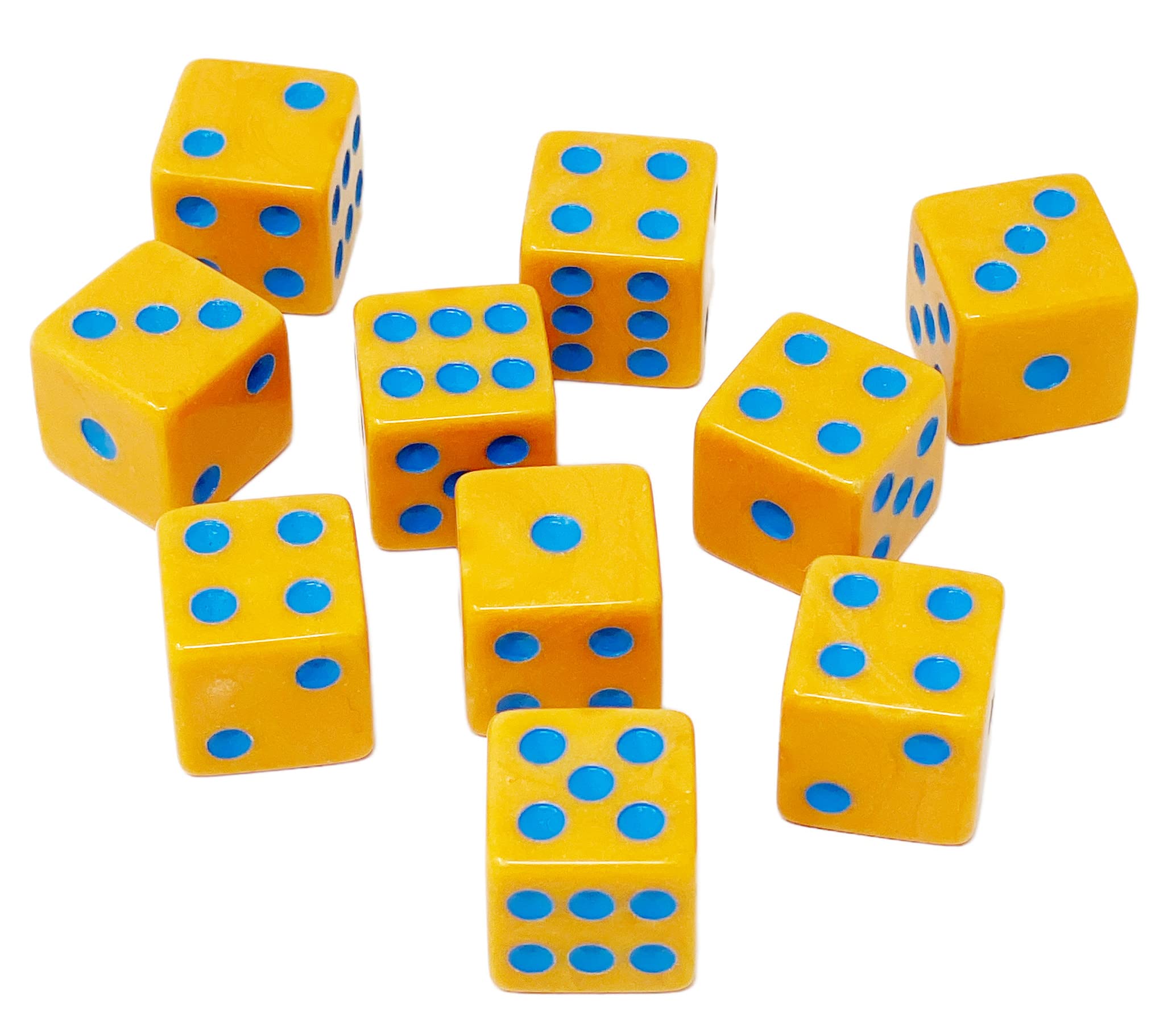 Regal Games Velocity Dice Game Set with Case - Square Dice Colored Set for Family Game Night - 2 to 4 Player (40 Dices)