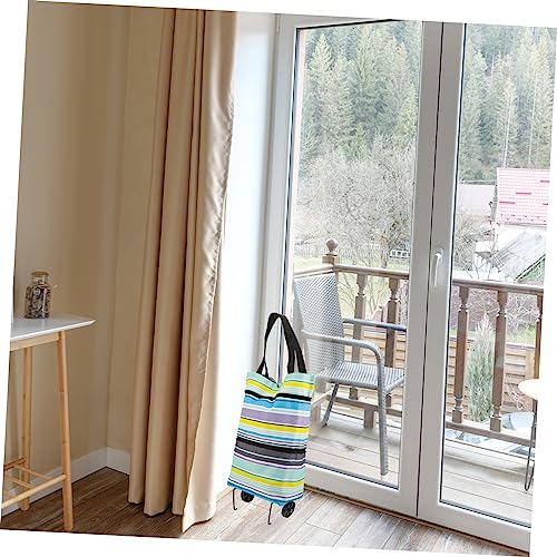 ULTECHNOVO Suitcase Oxford Cloth Shopping Telescopic