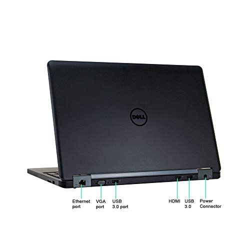 Dell Latitude E5550 15.6' Laptop, Core i5-5300U 2.3GHz, 8GB Ram, 500GB SSD, Windows 10 Pro 64bit (Renewed)