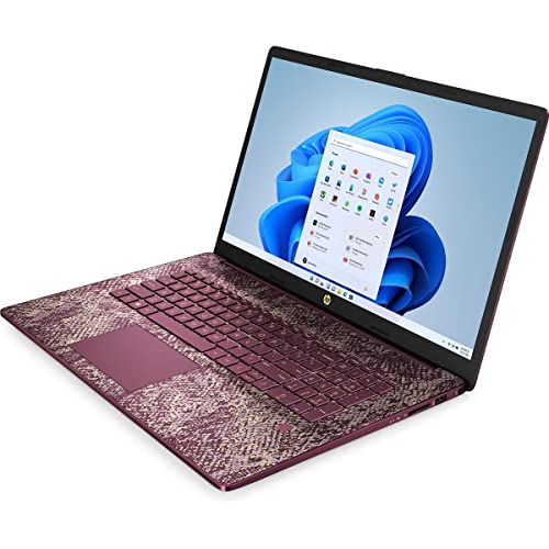 HP 17-cn1009cy 17.3" HD+ Touchscreen Laptop, Intel Core i5-1155G7, Intel Iris Xe Graphics, 12GB DDR4 RAM, 512GB SSD Storage, Windows 11 Home, Opulent Aubergine (Renewed)