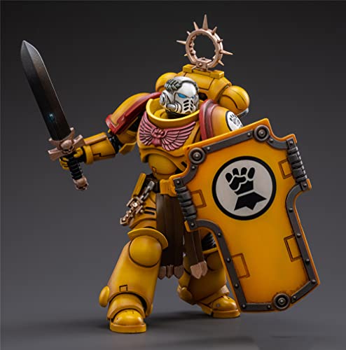 HiPlay JoyToy × Warhammer 40K Officially Licensed 1/18 Scale Science-Fiction Action Figures Full Set Series -Imperial Fists Veteran Brother Thracius