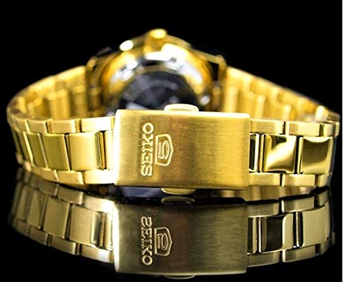 SEIKO 5 Sports Automatic Gold Dial Ladies Watch SYMG44K1