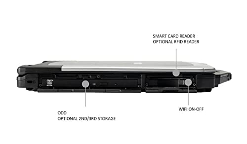 Durabook S15AB Rugged Laptop MIL-STD-810G, Intel Core i7-8565U up to 4.6 GHz, 15” FHD (1920 x1080) Non-Touch Sunlight Readable, 16GB DDR4, 512GB SSD, Webcam, Windows 10 Pro