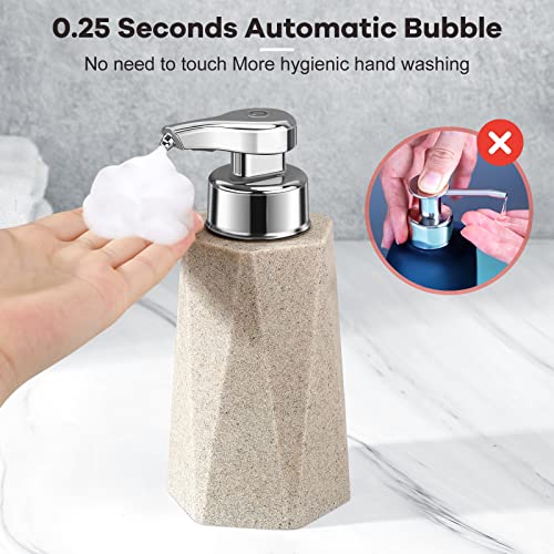 Phneems Automatic Foaming Soap Dispenser - Touchless, Rechargeable, Smart Electric for Bathroom, Kitchen, Commercial Use