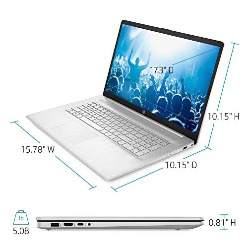 2022 HP High Performance Business Laptop - 17.3" FHD IPS - Intel i5-1135G7 4-Core - Iris Xe Graphics - 32GB DDR4 - 1TB SSD - USB-C - Fullsize Backlit Keyboard- Windows 11 Pro w/ 32GB USB