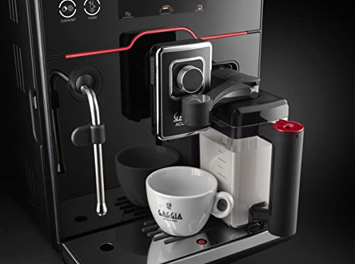 Gaggia Accademia Luxury Italian Fully Automatic Espresso Machine with 19 Customized drink settings,0.5 Liters,RI9782/46 Brushed Stainless