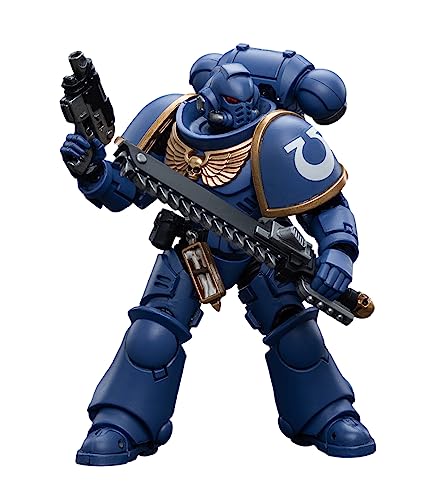 HiPlay JoyToy Warhammer 40K Collectible Figure: Ultramarines Intercessors 1:18 Scale Action Figures JT6632 (Intercessors6632)