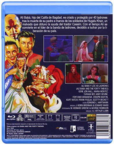 Ali Baba and the Forty Thieves (1944) ( Ali Baba & the 40 Thieves ) [ Blu-Ray, Reg.A/B/C Import - Spain ]