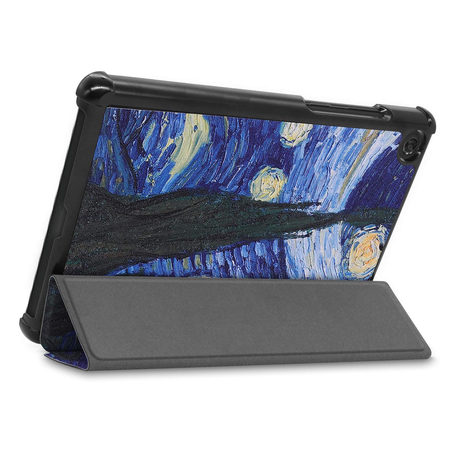 Gylint Case for Lenovo Tab M8 TB-8505F, Smart Case Trifold Stand Slim Lightweight Case Cover for Lenovo Tab M8 TB-8505F / TB-8505X Tablet Star Night