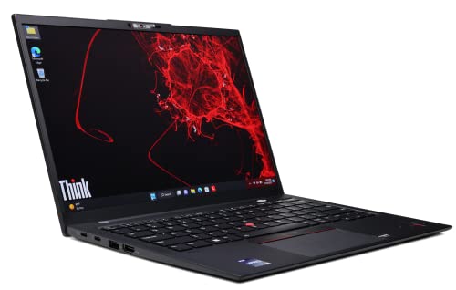 Best Notebooks New ThinkPad X1 Carbon Gen 10 Ultrabook Laptop 14” 4K UHD+ Touchscreen, 12Th Gen Intel i7-1280P VPro 14Cores, Mobile Broadband 5G LTE (4TB SSD|32GB RAM|Win 11 PRO)