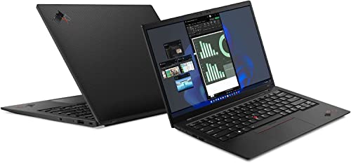 Best Notebooks New ThinkPad X1 Carbon Gen 10 Ultrabook Laptop 14” 4K UHD+ Touchscreen, 12Th Gen Intel i7-1280P VPro 14Cores, Mobile Broadband 5G LTE (4TB SSD|32GB RAM|Win 11 PRO)