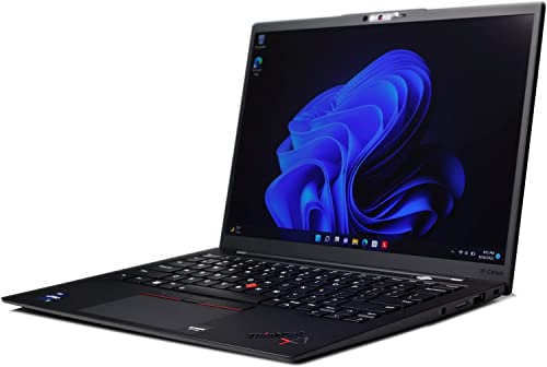 Best Notebooks New ThinkPad X1 Carbon Gen 10 Ultrabook Laptop 14” 4K UHD+ Touchscreen, 12Th Gen Intel i7-1280P VPro 14Cores, Mobile Broadband 5G LTE (4TB SSD|32GB RAM|Win 11 PRO)