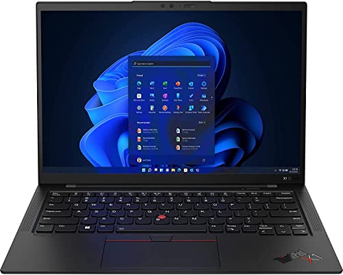 Best Notebooks New ThinkPad X1 Carbon Gen 10 Ultrabook Laptop 14” 4K UHD+ Touchscreen, 12Th Gen Intel i7-1280P VPro 14Cores, Mobile Broadband 5G LTE (4TB SSD|32GB RAM|Win 11 PRO)