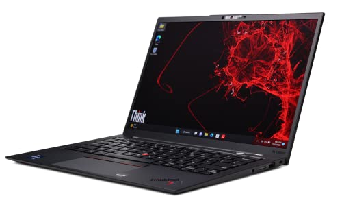 Best Notebooks New ThinkPad X1 Carbon Gen 10 Ultrabook Laptop 14” 4K UHD+ Touchscreen, 12Th Gen Intel i7-1280P VPro 14Cores, Mobile Broadband 5G LTE (4TB SSD|32GB RAM|Win 11 PRO)