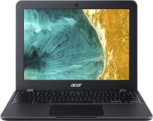 Acer Chromebook 512 12" HD Laptop Computer, Intel Celeron N4020 up to 2.6GHz, 4GB LPDDR4 RAM, 32GB eMMC, 802.11AC WiFi, Bluetooth 5.0, Type-C, Black, Chrome OS, BROAG 3Feet USB Extension Cable
