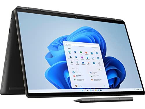HP Spectre x360 16t 16.0" Touch 4K OLED 2-in-1 Laptop (Intel i7-1260P 12-Core, 32GB RAM, 1TB PCIe SSD, Intel ARC A370M 4GB, Backlit KYB, FP, Thunderbolt 4, Active Pen, Win 11 Pro) w/Dockztorm Hub
