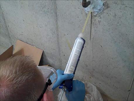 Waterline, Pipe and Penetration Leak Kit-Stop Leaks Around The Water Supply Line of Your Home. for Concrete Basement Walls