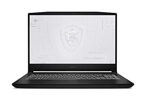 MSI WF66 11UJ-267 Workstation Laptop (Intel i7-11800H 8-Core, 32GB RAM, 1TB PCIe SSD + 1TB HDD, RTX A2000, 15.6" Full HD (1920x1080), WiFi, Win 10 Pro) with MS 365 Personal , Hub