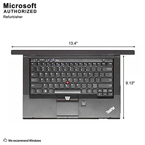 Lenovo ThinkPad T430 Business Laptop Computer, Intel Dual Core i5 2.50GHz up to 3.2GHz, 8GB DDR3 Memory, 256GB SSD, DVD, Windows 10 Professional (Renewed)