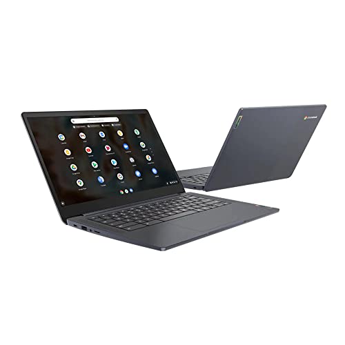 Lenovo IdeaPad 3 Chromebook 14" HD Laptop, MediaTek MT8183 Octa-Core Processor, ARM Mali-G72 MP3, 4GB RAM, 128GB Storage(64GB eMMC+MTC 64GB Flash Memory), Chrome OS, Abyss Blue