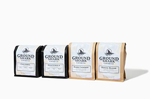 Ground Shark Coffee - House Blend - Whole Bean 12 Ounce bag (Whole Bean)
