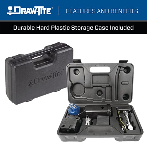 Draw-Tite Hidden Hitch 76905, Completely Hidden Trailer Hitch, 2 in. Removable Receiver, Black, Compatible with 2016-2022 Lexus RX350, 2016-2021 Lexus RX450h