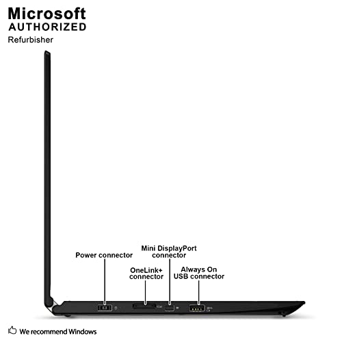 Lenovo Thinkpad Yoga 260 Convertible Laptop / 12.5 inch IPS FHD Touchscreen (1920x1080), Intel Core i5-6300U, 256GB SSD, 8GB DDR4 Memory, Windows 10 Professional 64-bit - Webcam - Black (Renewed)