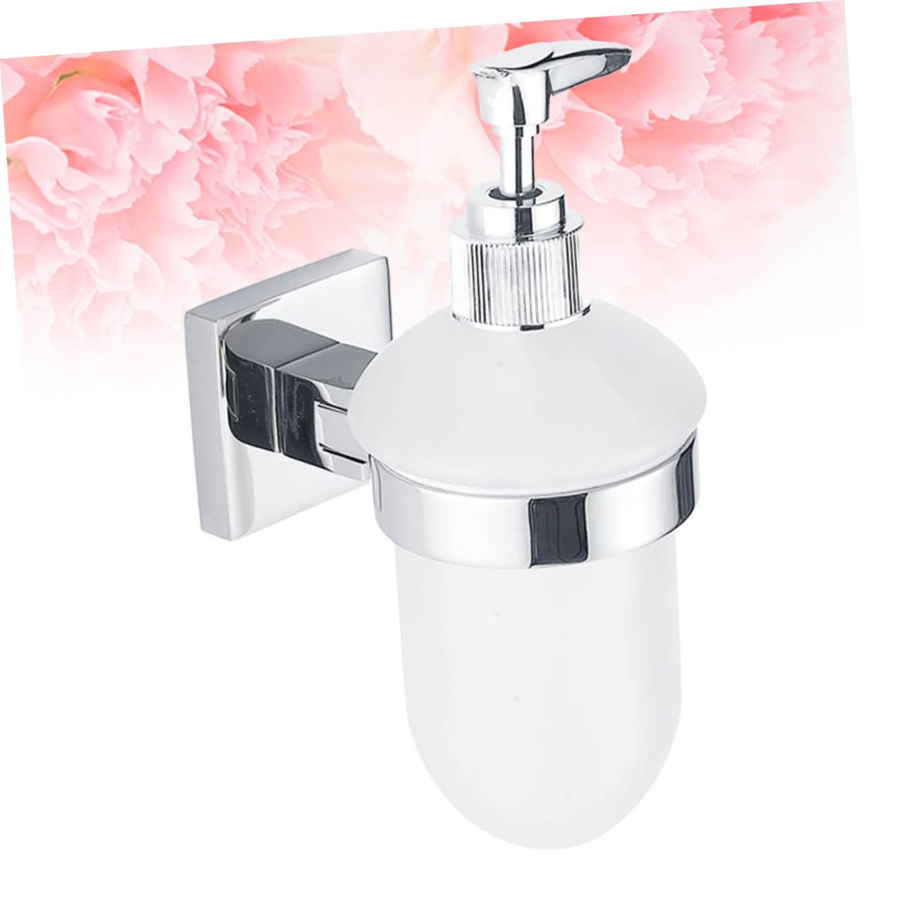 DRESSOOS 304 Stainless Steel Soap Dispenser Wall Mount Liquid Soap Bottle for Bathroom Kitchen Use