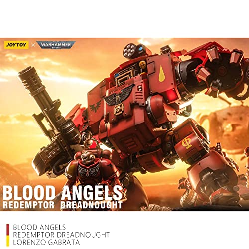 JOYTOY Warhammer 40K 1/18 Action Figures Joy Toy Mecha Blood Angels Redemptor Dreadnought Lorenzo Gabrata