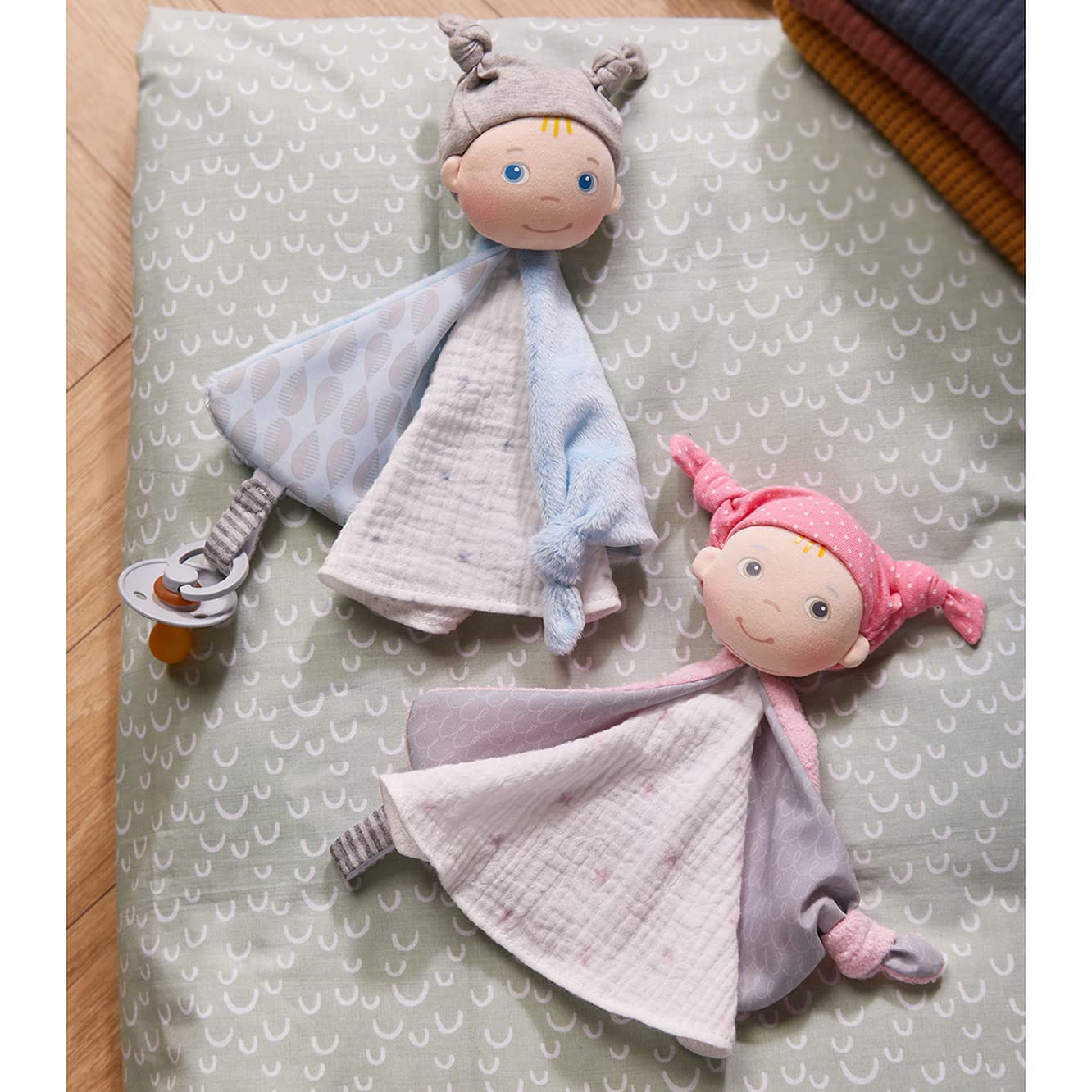 HABA Cuddly Doll Eric - Soft Lovey Toy for Birth and Up (Machine Washable)