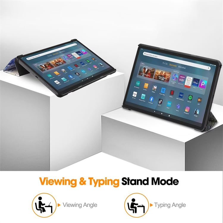 Case for Amazon Fire Max 11 Tablet (13th Generation, 2023 Release), Slim Folding Stand Cover Case for Fire 11 Tablet with Auto Wake/Sleep, Starry Sky