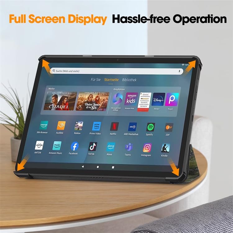 Case for Amazon Fire Max 11 Tablet (13th Generation, 2023 Release), Slim Folding Stand Cover Case for Fire 11 Tablet with Auto Wake/Sleep, Starry Sky