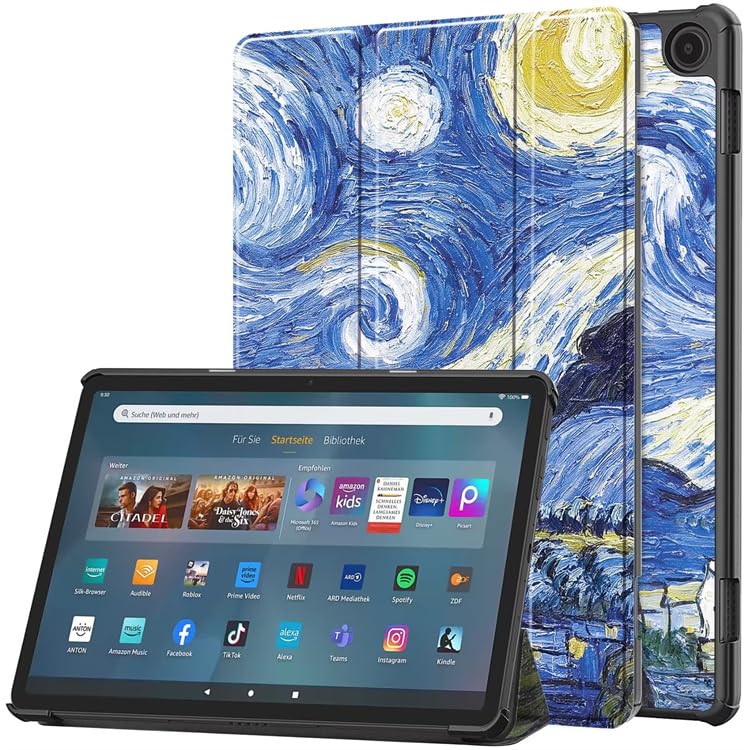 Case for Amazon Fire Max 11 Tablet (13th Generation, 2023 Release), Slim Folding Stand Cover Case for Fire 11 Tablet with Auto Wake/Sleep, Starry Sky