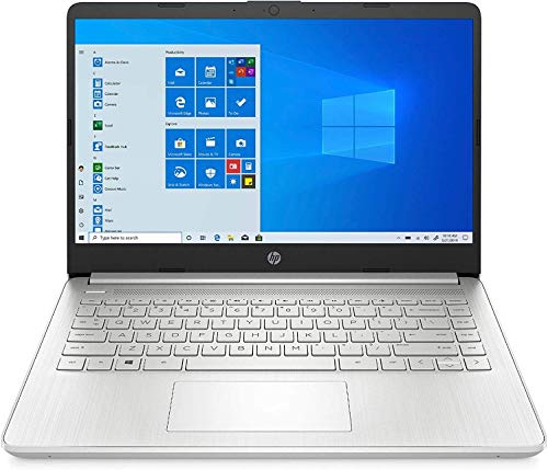 HP Newest 2021 14" Diagonal HD Laptop PC, Intel Core i5-1035G1 Processor, Intel UHD Graphics, 8GB SDRAM, 256GB SSD, 802.11ac, Bluetooth 5, HDMI, Windows 10, Natural Silver W/ Valinor Accessories