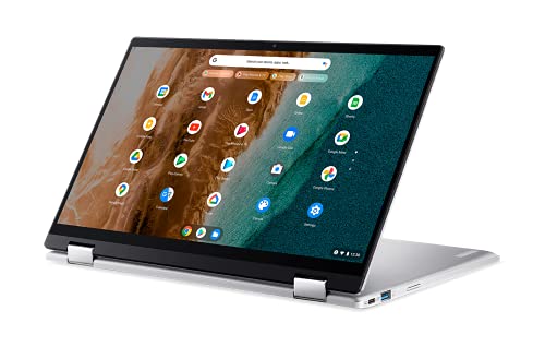 Acer Chromebook Spin 514 Convertible Laptop | Intel Core i5-1130G7 | 14" Full HD IPS Gorilla Glass Touch Display | 8GB LPDDR4X | 256GB SSD | DTS Audio | Intel Wi-Fi 6 AX201 | Chrome OS | CP514-2H-5556