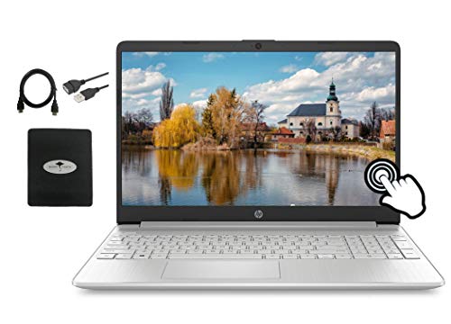 HP 2022 Newest 15.6" FHD Touchscreen Laptop, 11th Gen Intel Core i5-1135G7 up to 4.2 GHz(Best i7-1060G7), 32GB RAM, 1TB NVMe SSD, Intel Iris Xe Graphics, Numpad, HDMI, Type A&C, Webcam, Win11 S